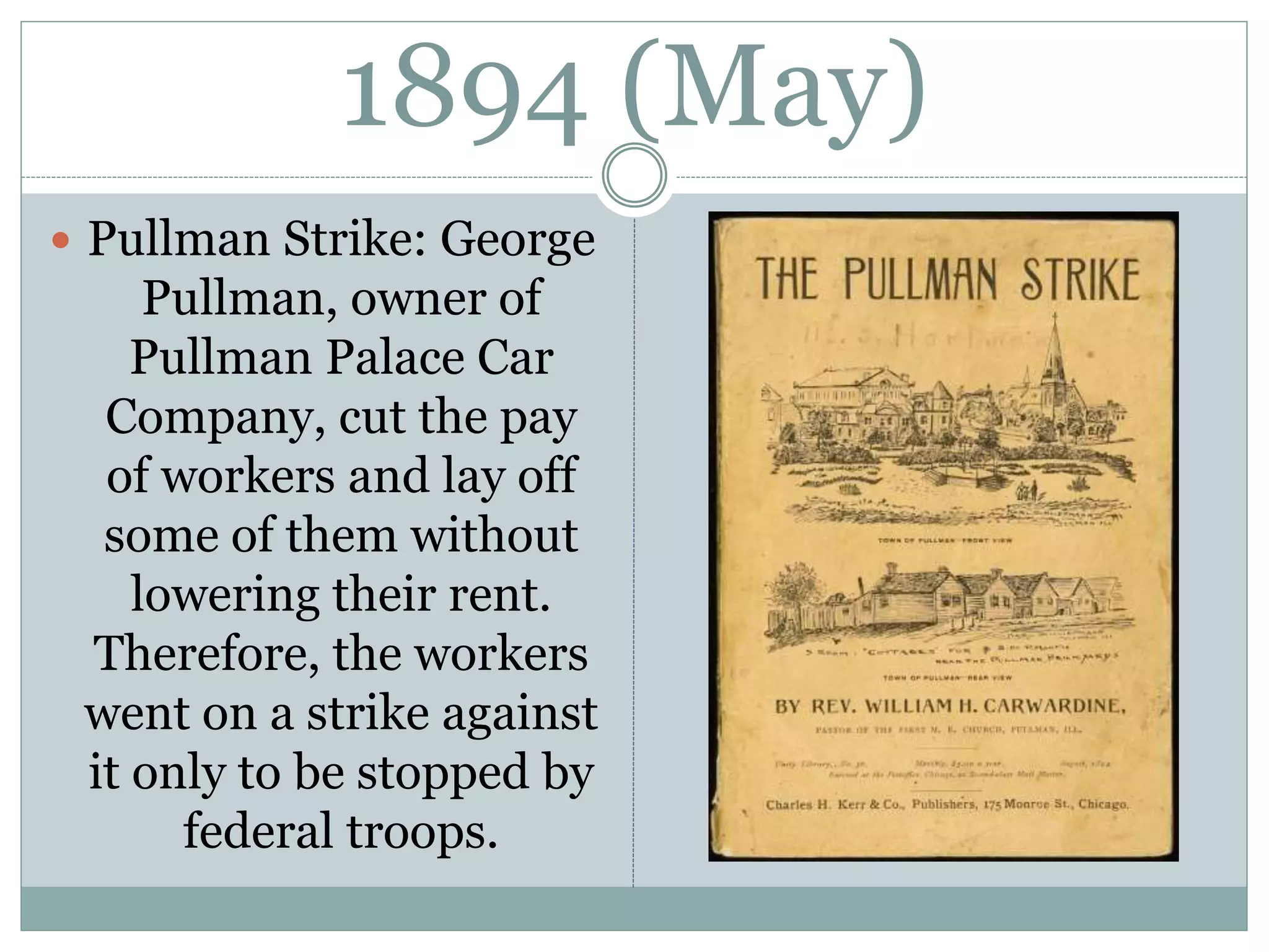 A Timeline of Major Reform Events to 1964 | PPTX