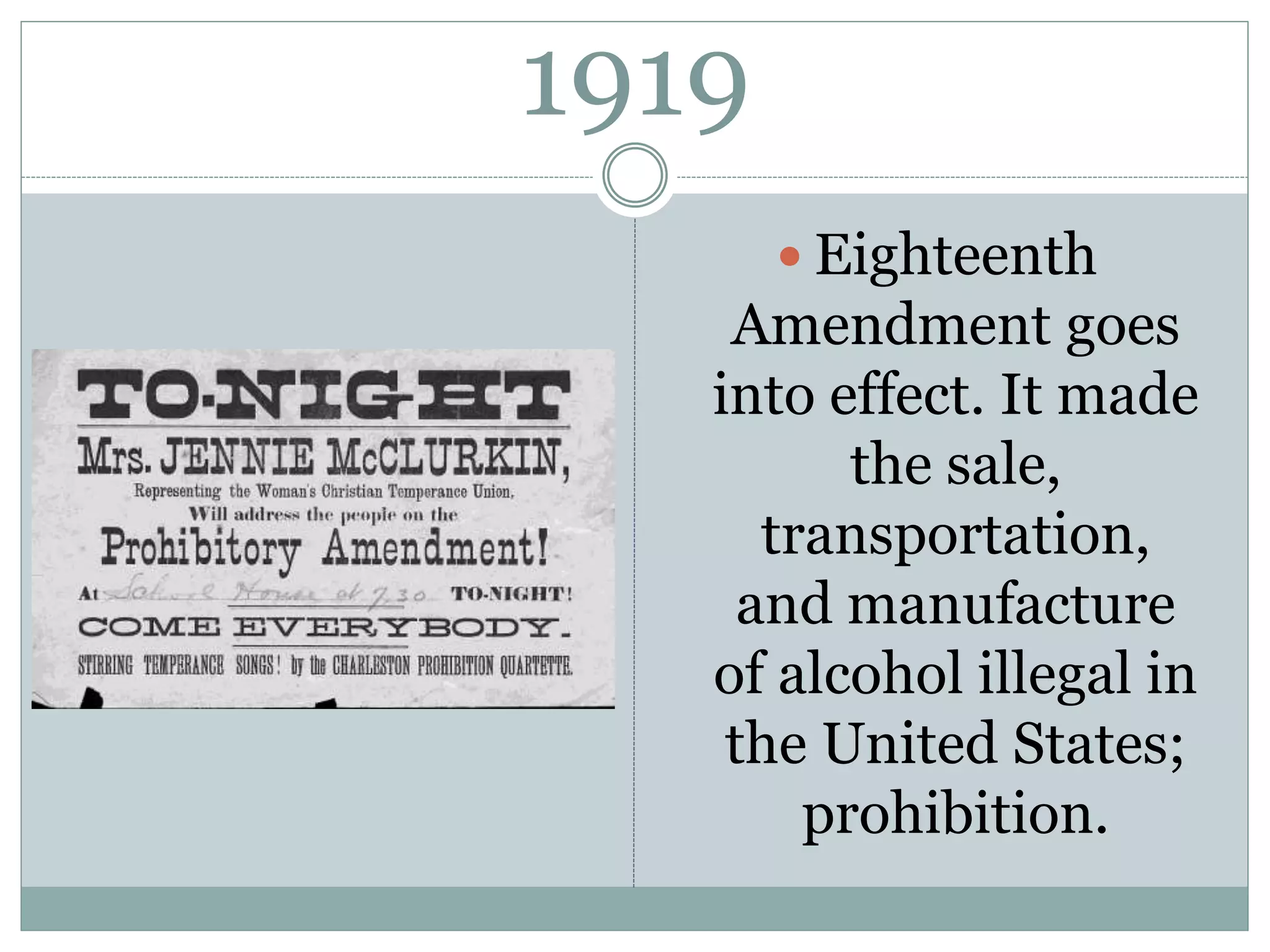 A Timeline of Major Reform Events to 1964 | PPTX