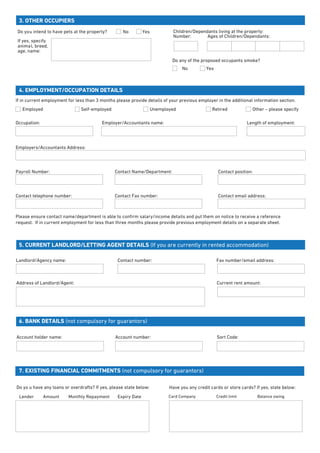 Ref plus tenancy form (static) | PDF | Real Estate Renting and Leasing ...