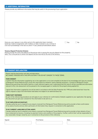 Ref plus tenancy form (static) | PDF | Real Estate Renting and Leasing ...