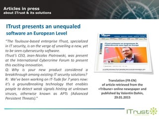 ITrust Company Overview EN | PPT