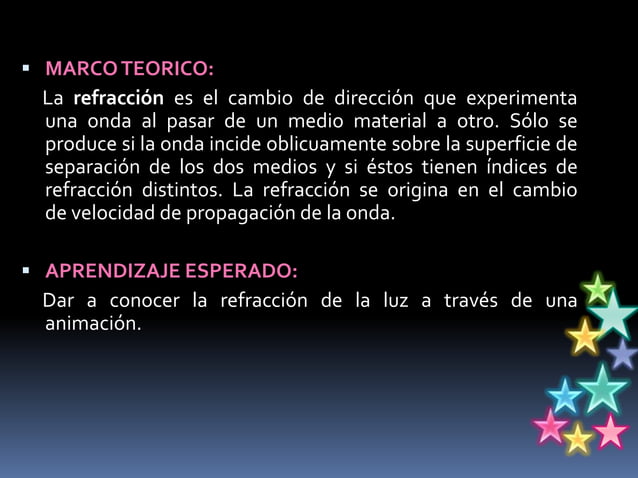 Refracción de la luz | PPT