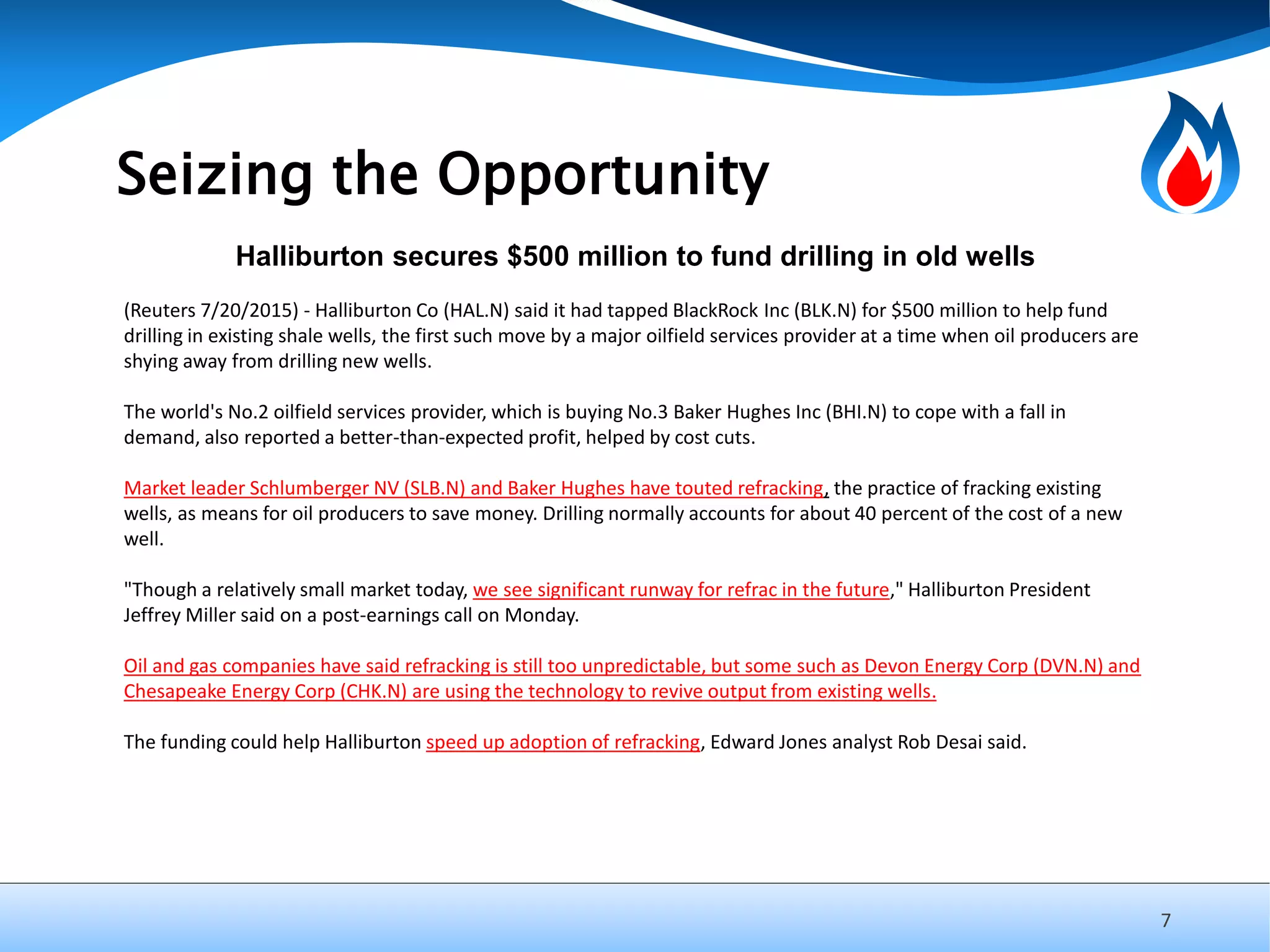 Refrac conference opening remarks | PDF