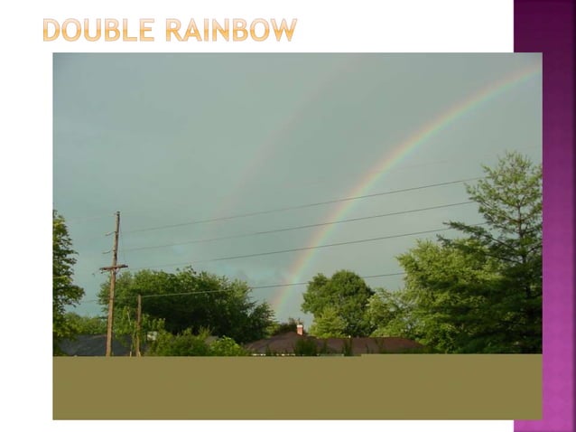 formation of rainbow | PPTX | Physics | Science