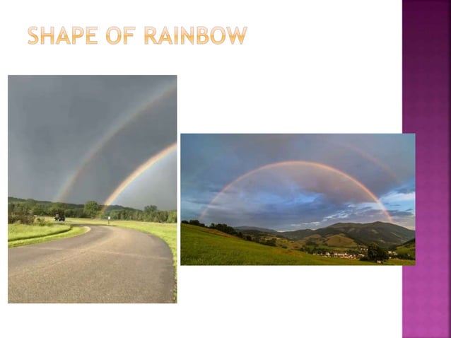formation of rainbow | PPTX | Physics | Science