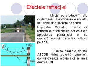 Refractia luminii | PPT