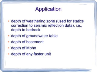 seismic Refraction lab intro | ODP