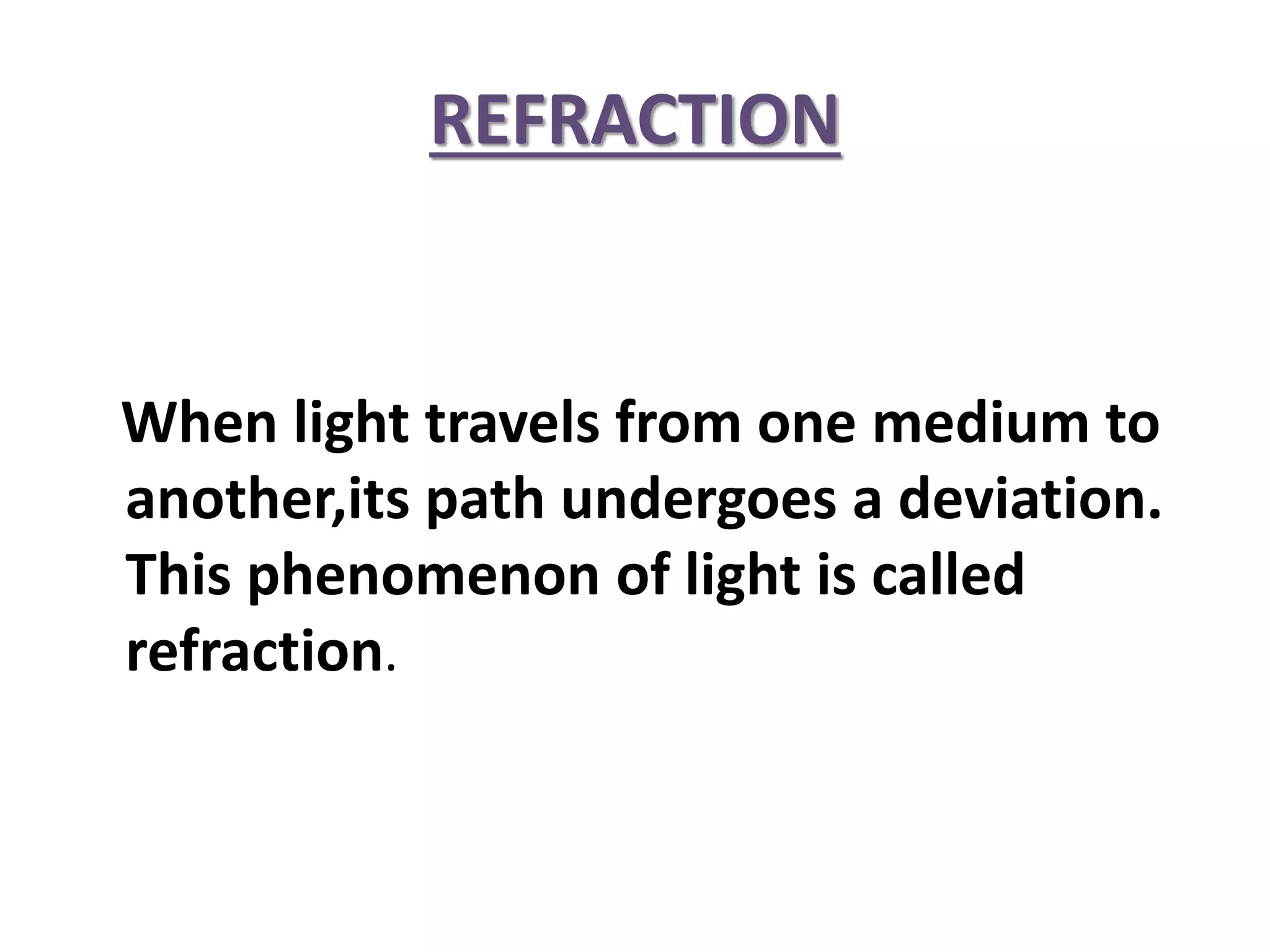 Refraction | PPTX