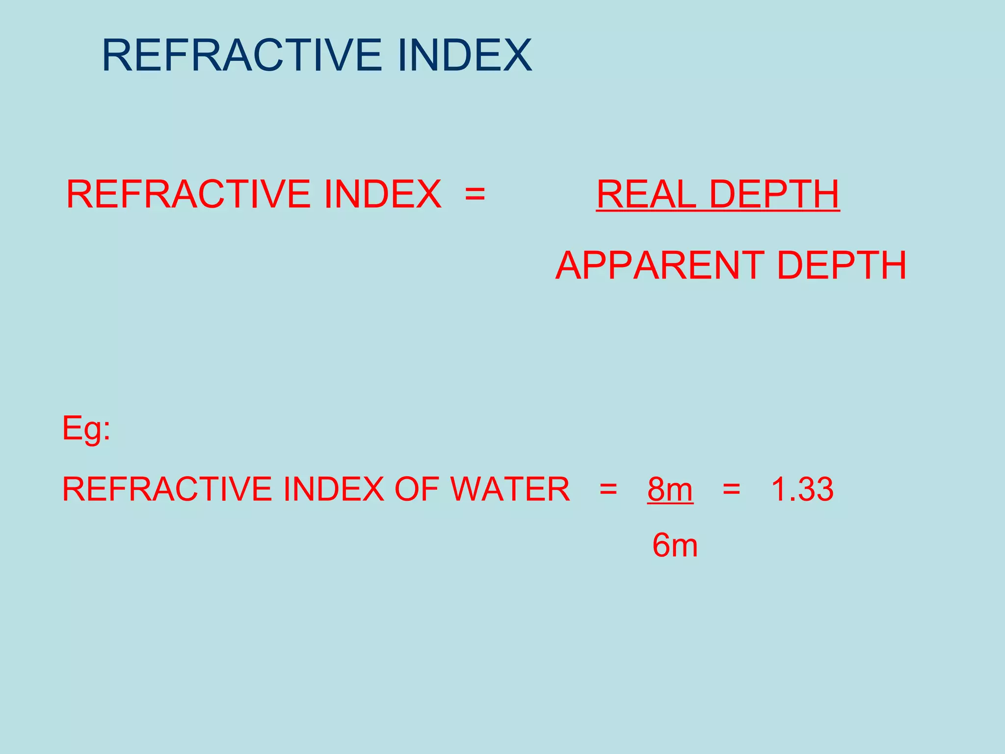 Refraction | PPT