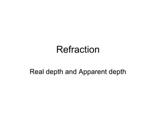 Refraction | PPT