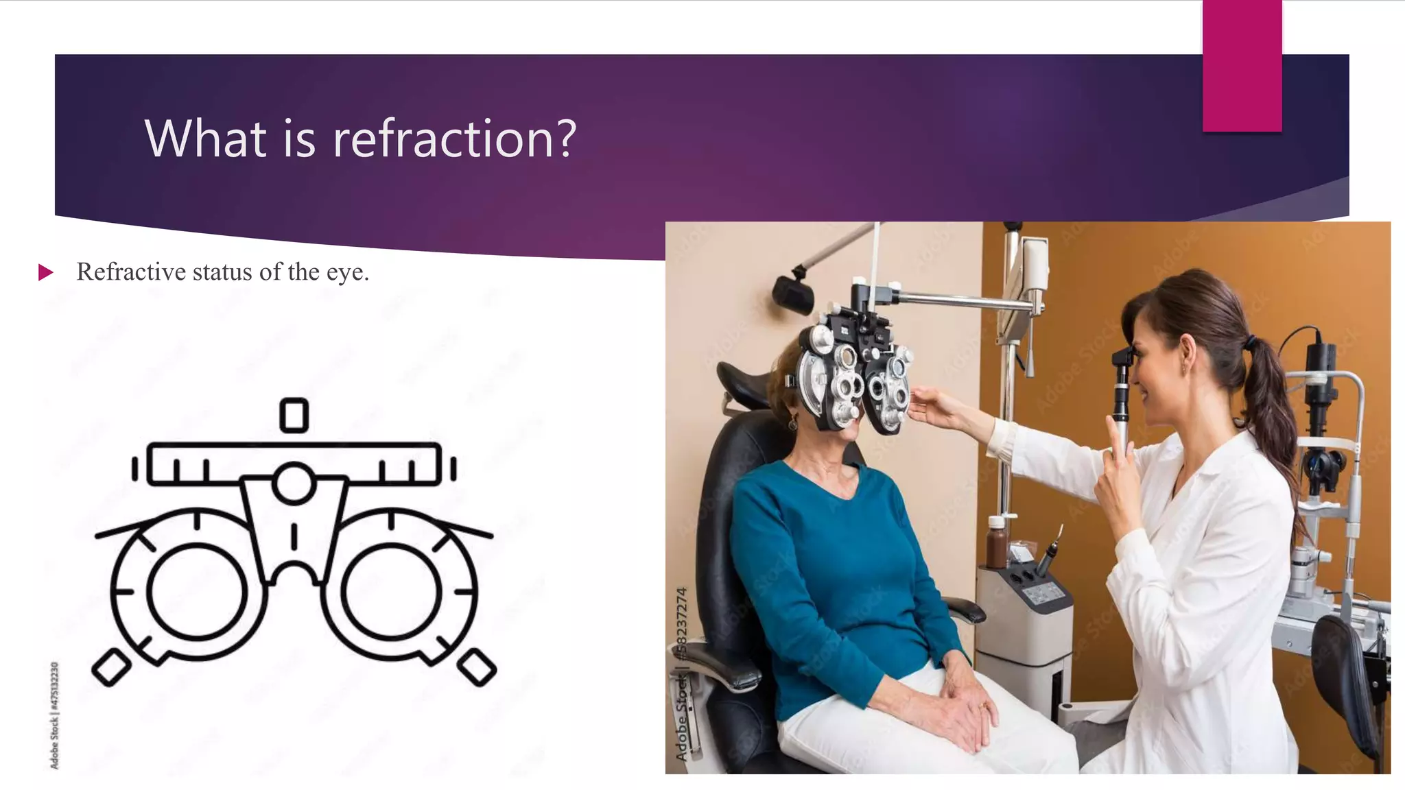 what is refraction | PPTX | Eye and Vision Conditions | Diseases and ...