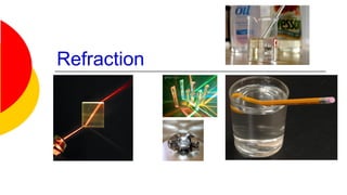 Refraction in objects and lenses: science | PPTX