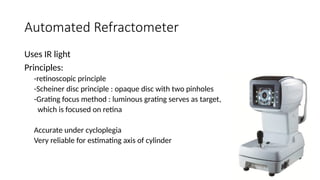 Refraction describing objective and subjective methods.pptx