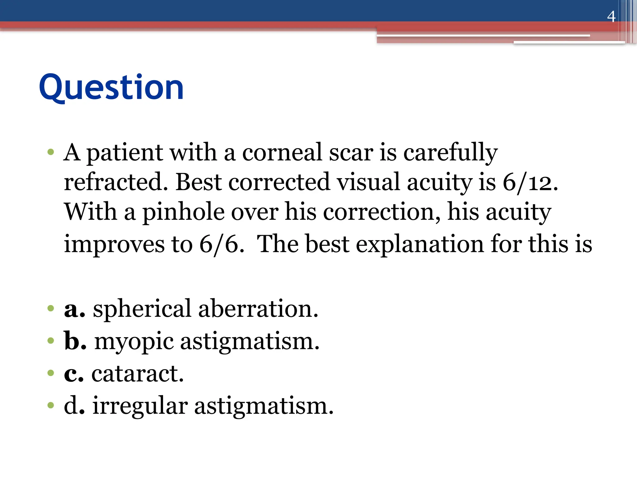 Refraction-II, types of refractive errors | PPTX
