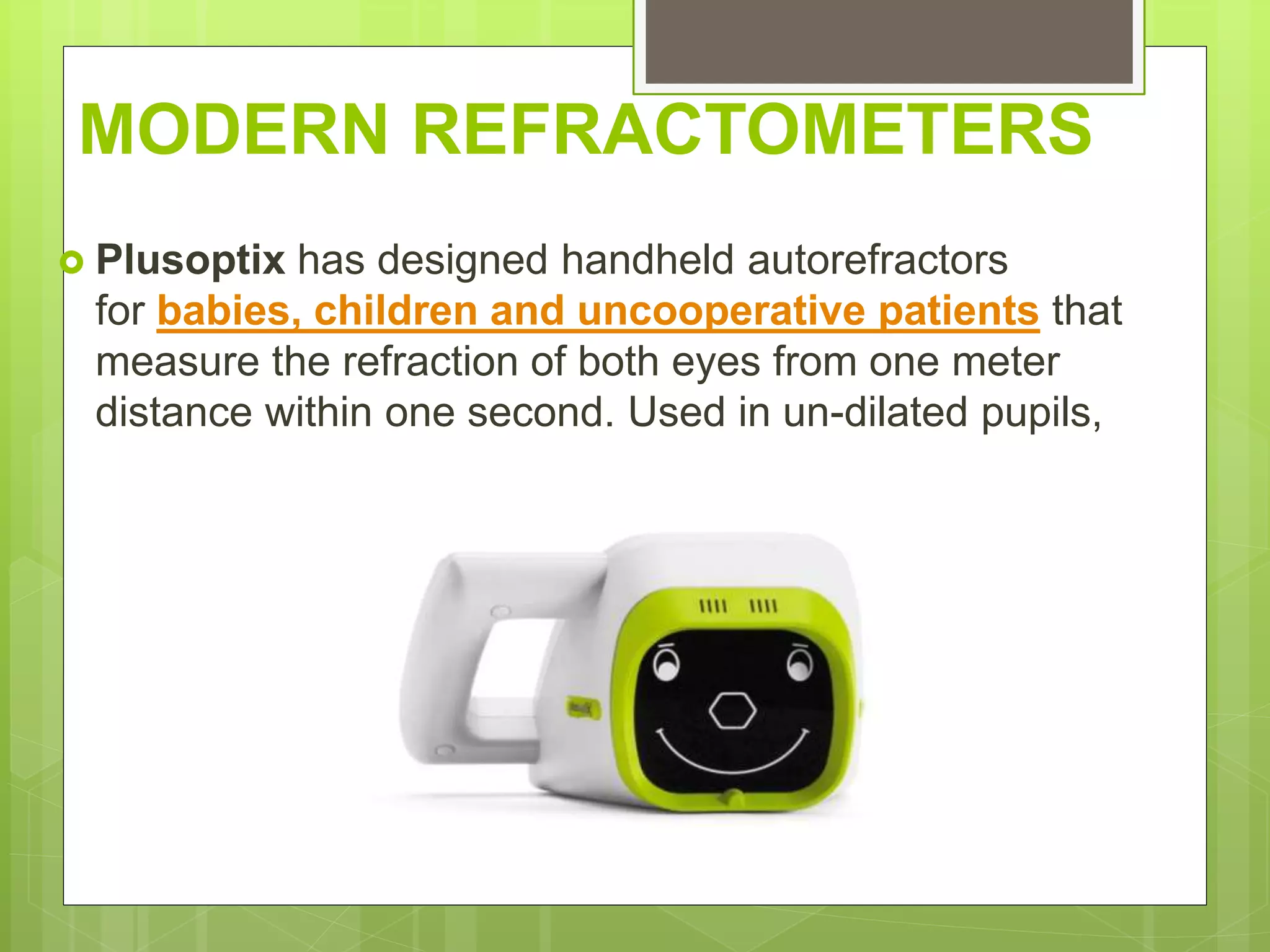 Refraction in different refractive errors and their Management | PPT