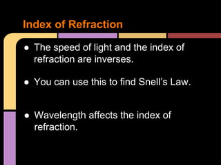 Refraction of light | PPT