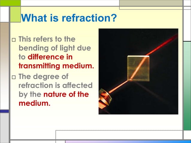 Refraction of light | PPT