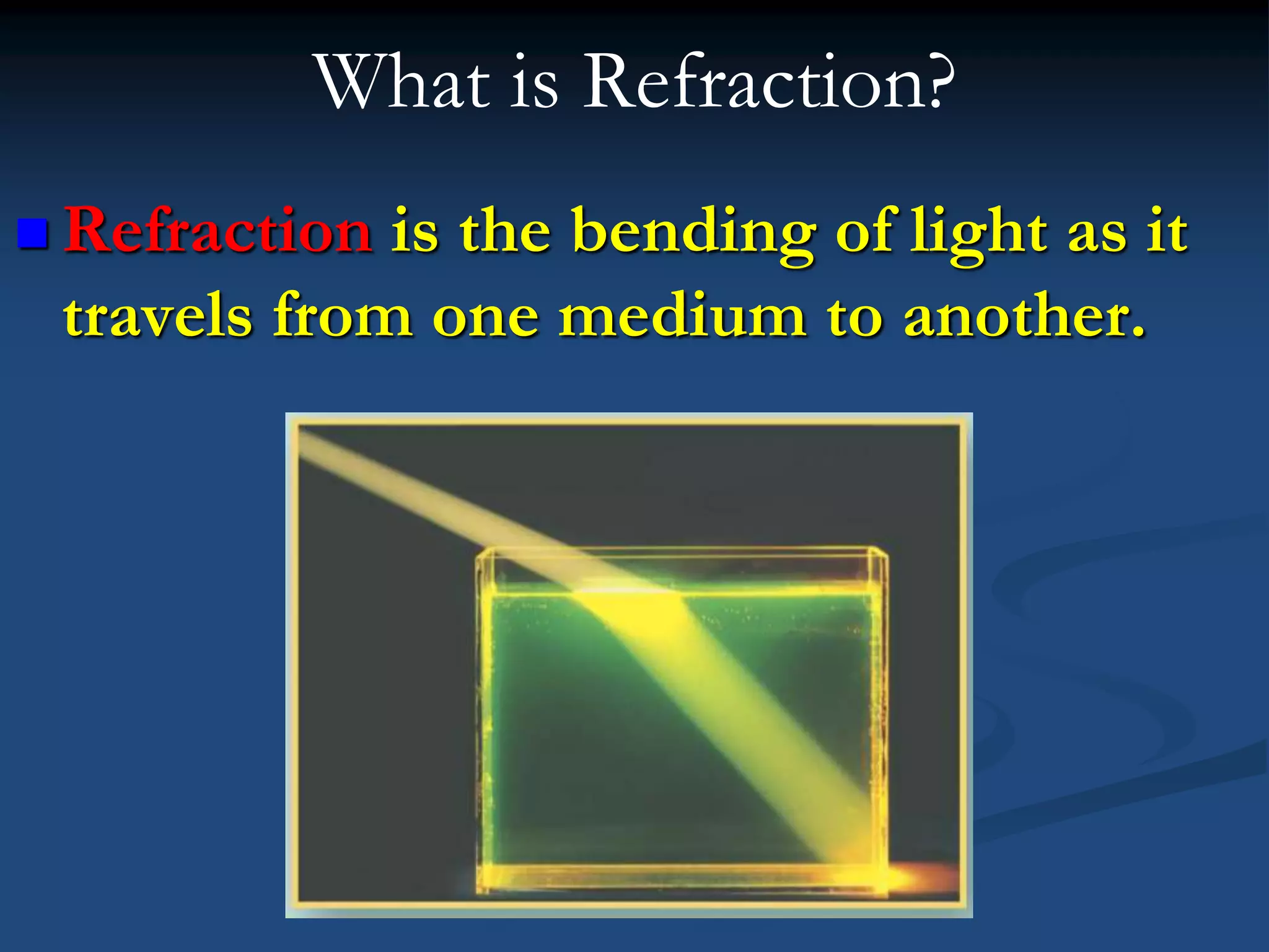 Refraction of Light | PPTX
