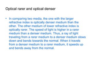 Refraction of light | PPT
