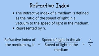 Refraction of light | PDF