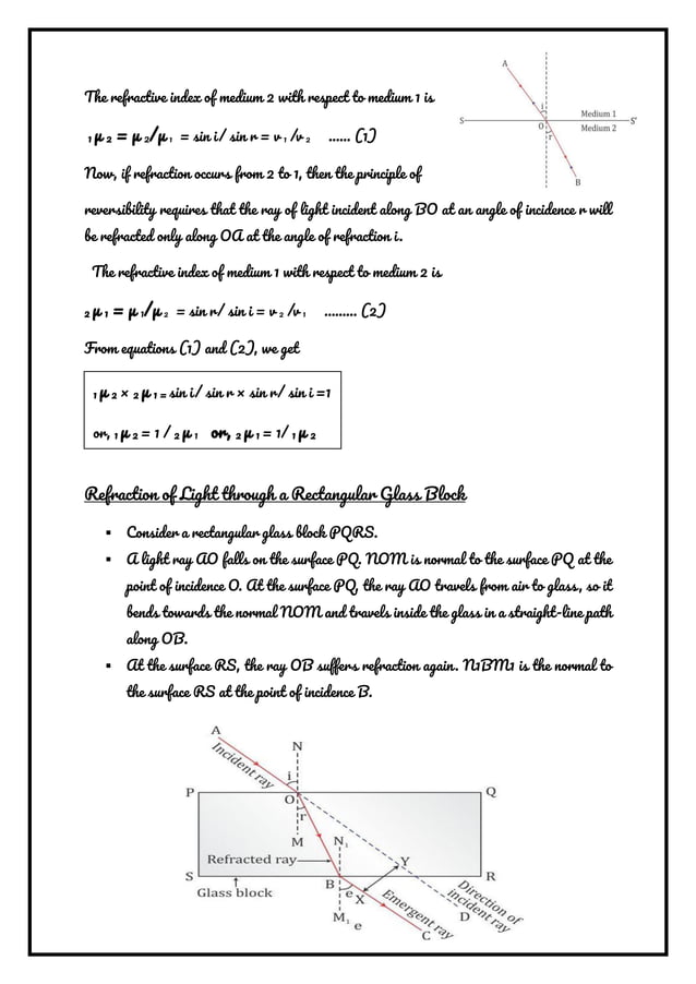 REFRACTION OF LIGHT AT PLANE SURFACES.pdf