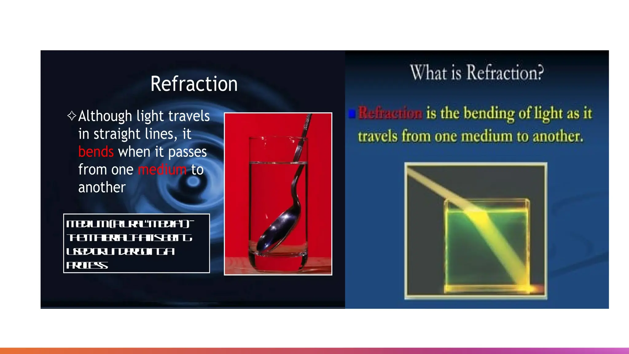 REFRACTION OF LIGHT AT THE PLANE SURFACE.pptx