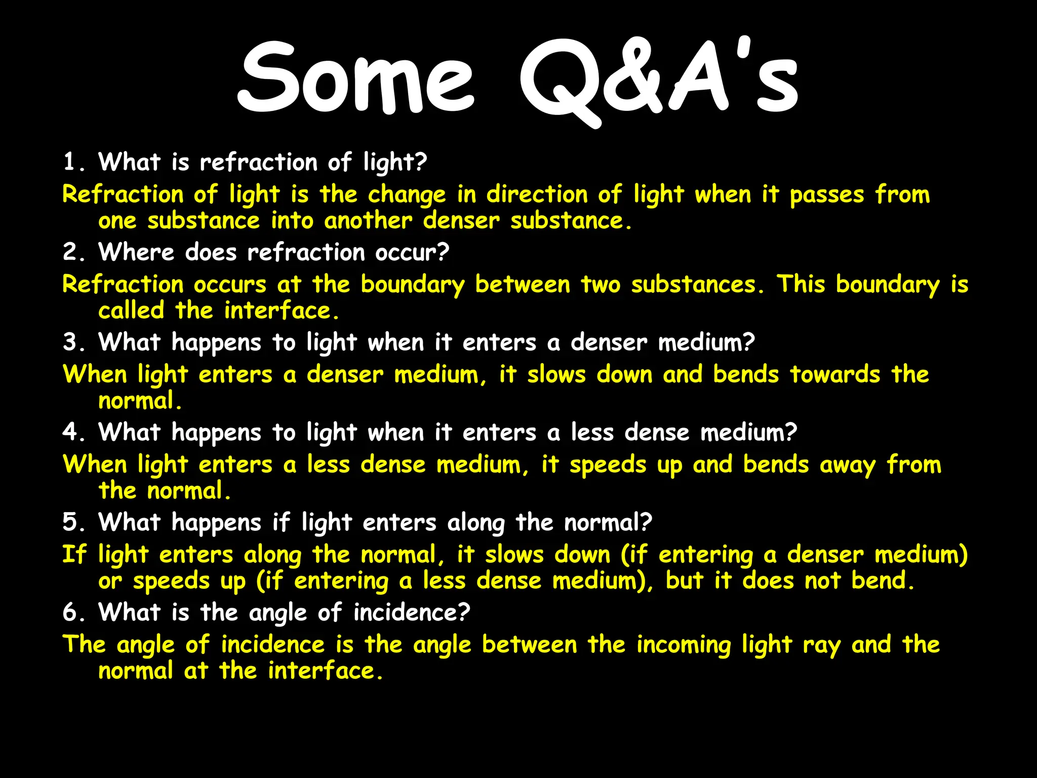 Refraction of light explained with examples.ppt