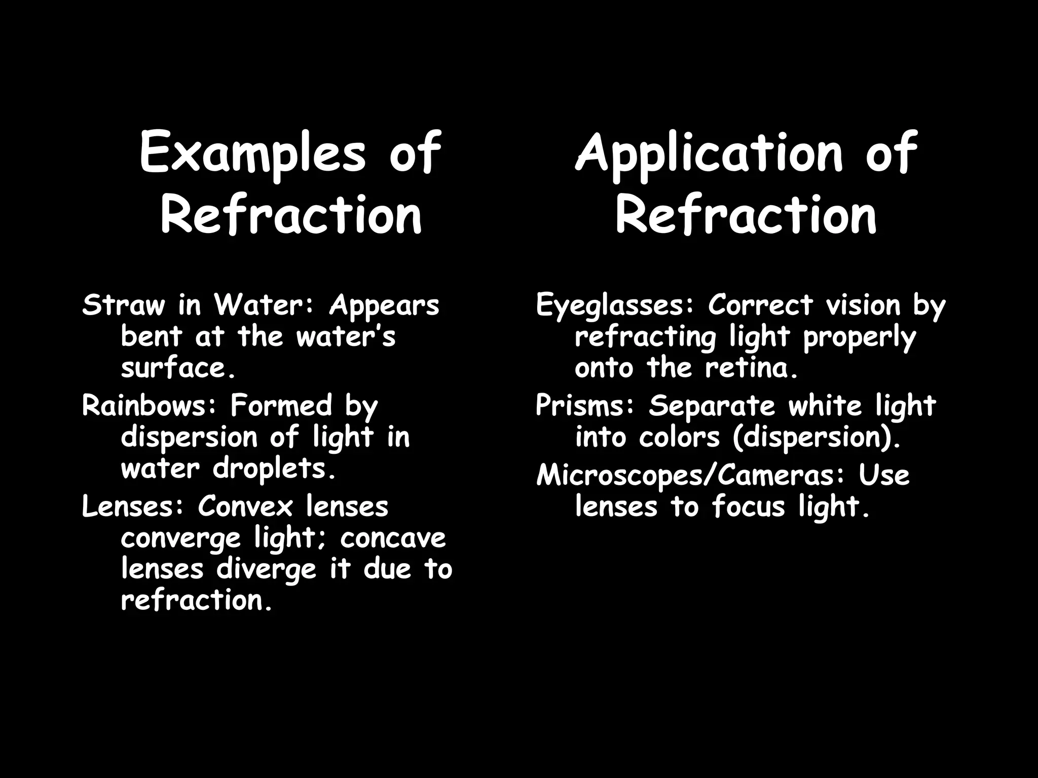 Refraction of light explained with examples.ppt