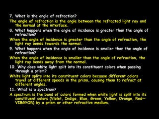Refraction of light explained with examples.ppt