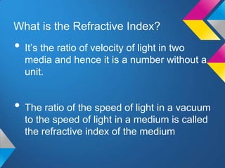 Refraction by savannah kennedy | PPT