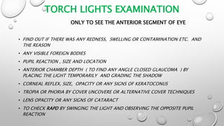 Refraction procedure by JAINULL ABEDIN OPTOMETRIST ODISHA | PPT