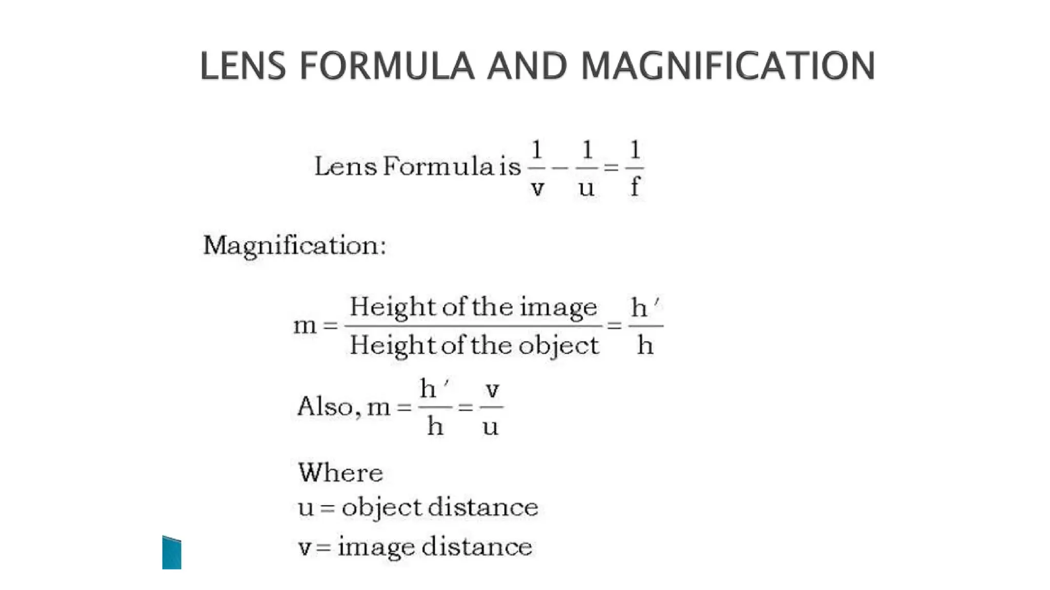 Refraction terms diagram and rules. refraction by spherical lensespptx ...