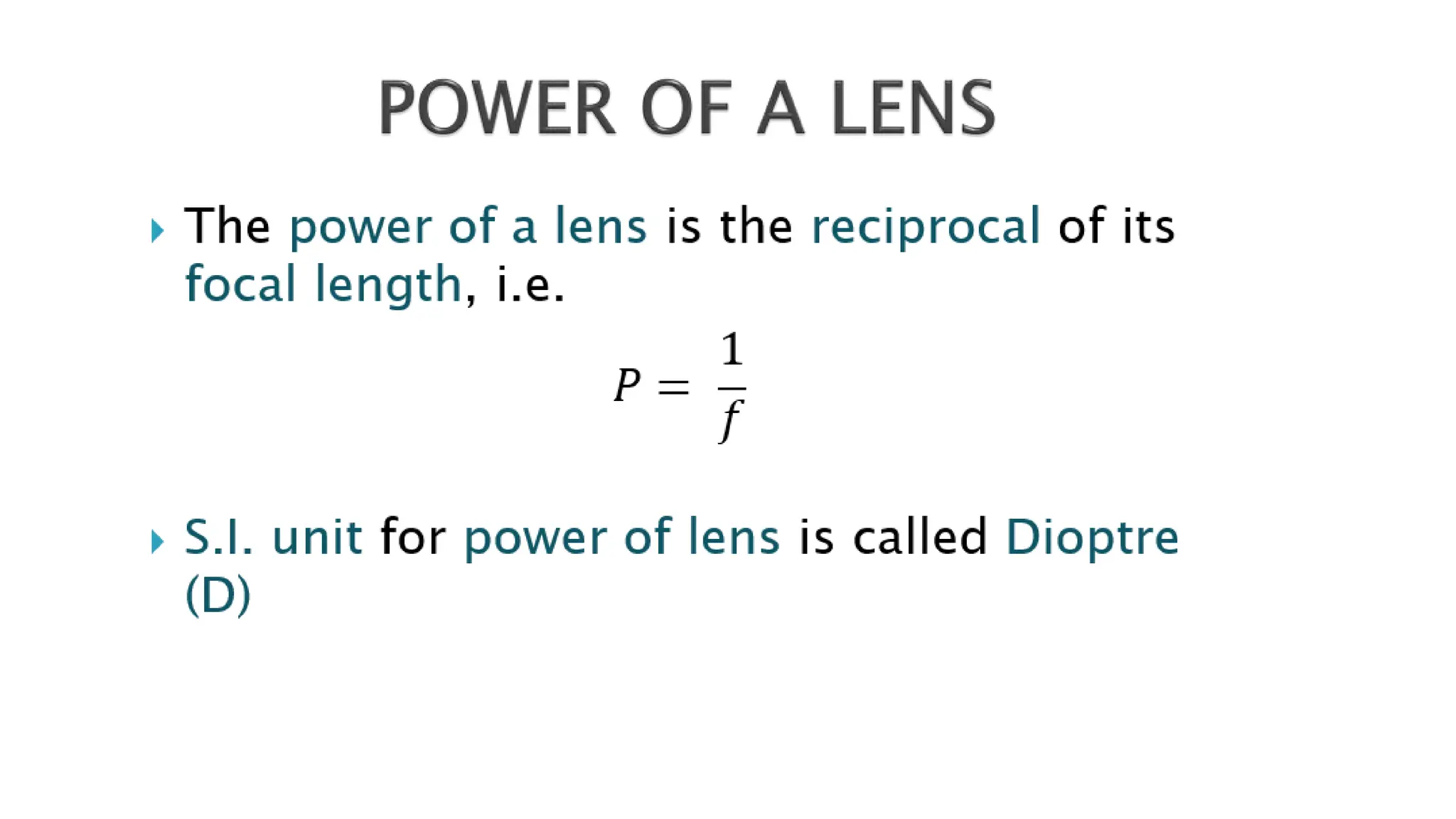 Refraction terms diagram and rules. refraction by spherical lensespptx ...