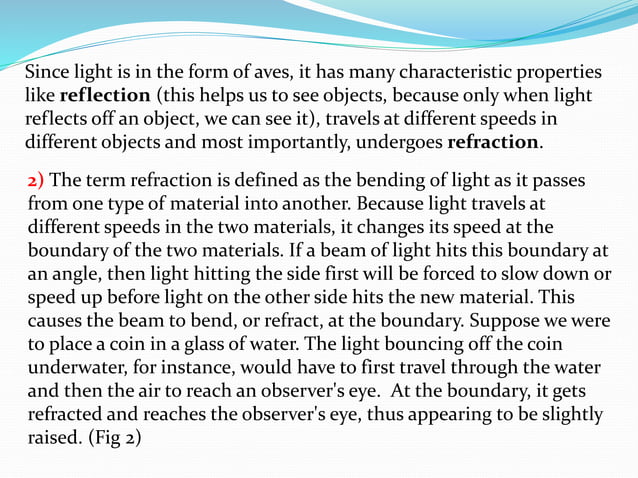 Refraction through a glass slab and the refractive index | PPTX