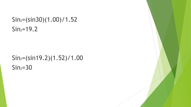 Refraction through Plane parallel plates | PPTX