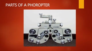 Refraction using a phoropter | PPTX