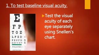 Refraction using a phoropter | PPTX