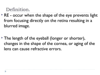 Refractive errors | PPT