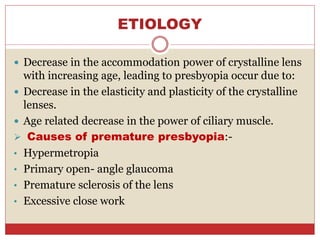 Refractive errors (eye condions) | PPTX