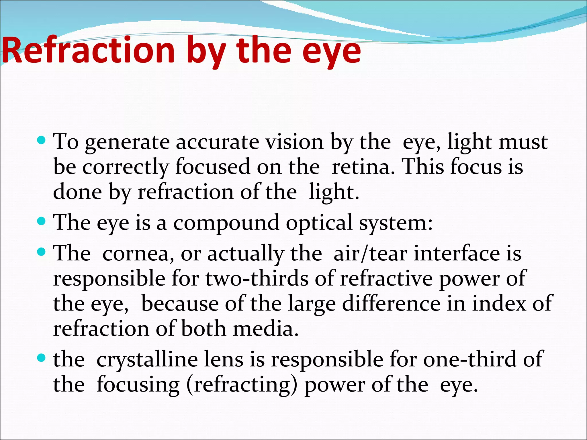 Ophthalmology 5th year, 4th lecture (Dr. Tara) | PPT