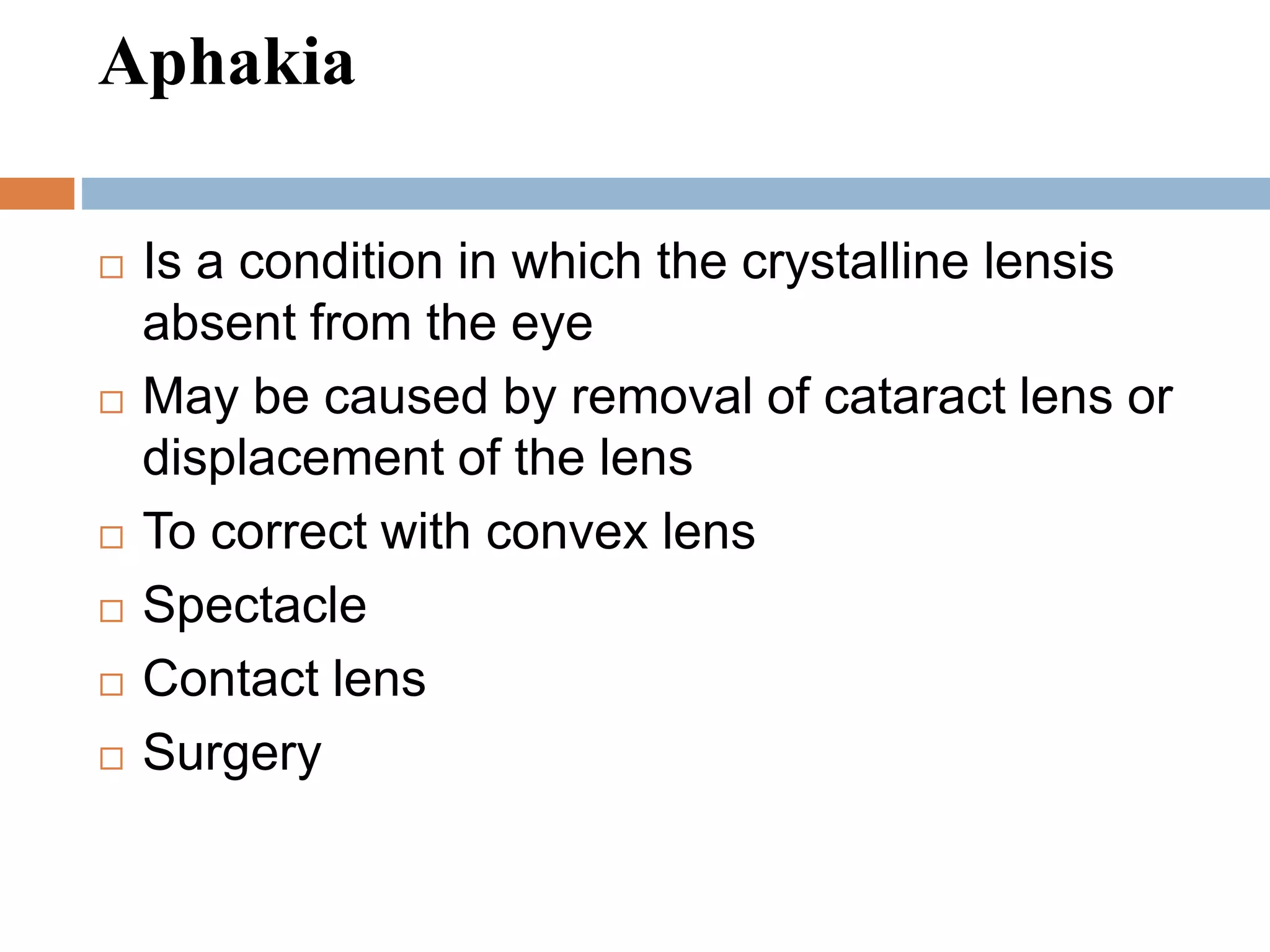 Refractive errors and how to correct them | PPTX