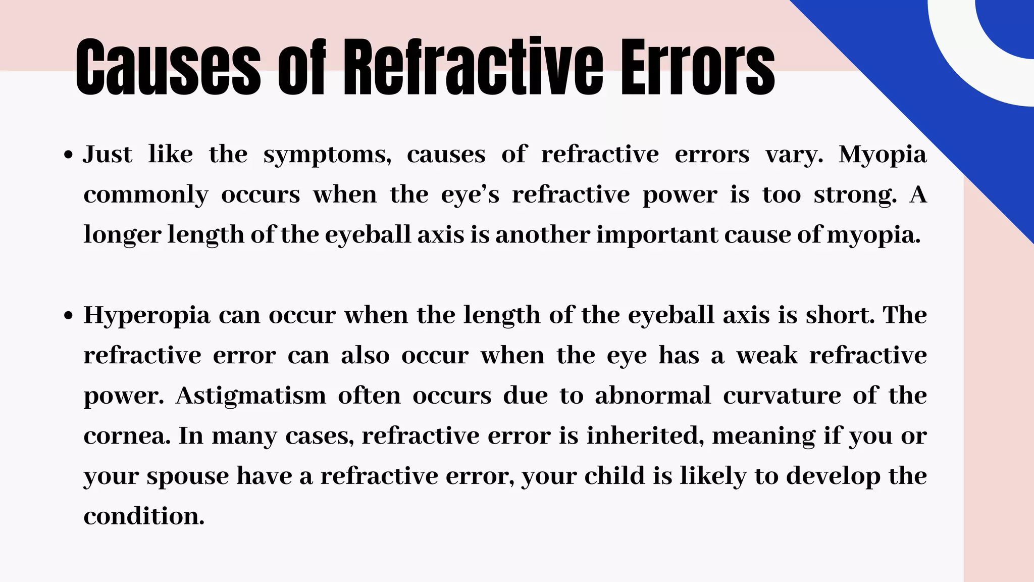 Refractive Errors In Children | PDF