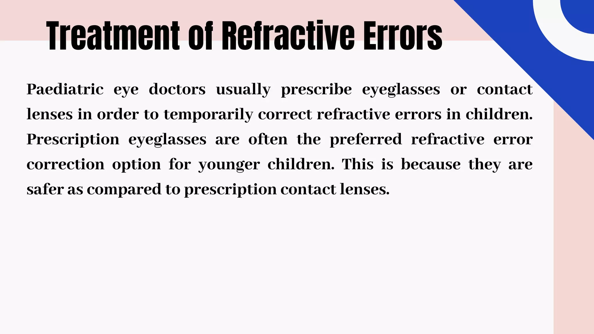 Refractive Errors In Children | PDF