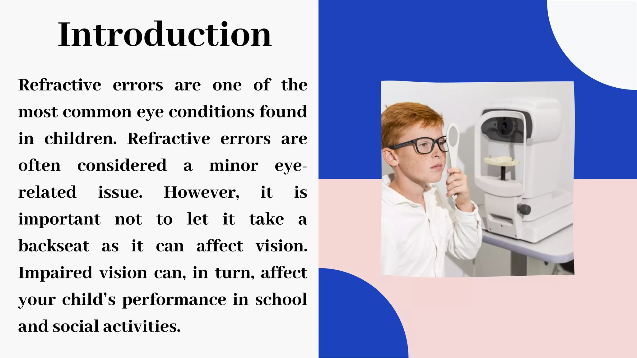 Refractive Errors In Children | PDF