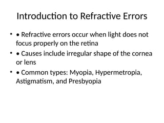 Refractive_Errors_Presentation of refractive | PPT