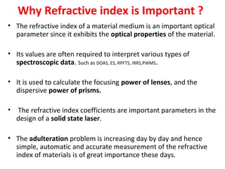 Refractive indeX | PPT