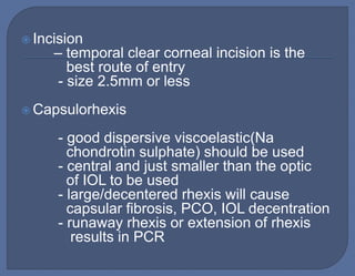 REFRACTIVE LENS EXCHANGE(CLEAR LENS EXTRACTION).pptx by sudhakar.pptx