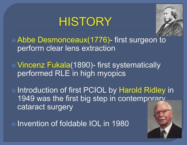 REFRACTIVE LENS EXCHANGE(CLEAR LENS EXTRACTION).pptx by sudhakar.pptx