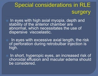 REFRACTIVE LENS EXCHANGE(CLEAR LENS EXTRACTION).pptx by sudhakar.pptx