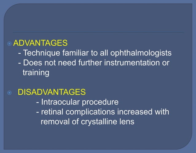 REFRACTIVE LENS EXCHANGE(CLEAR LENS EXTRACTION).pptx by sudhakar.pptx